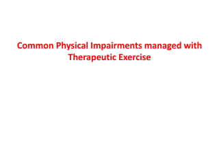 1- Introduction to Therapeutic Exercises.pptx