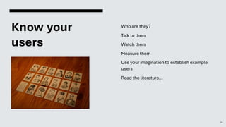 Introduction to User Centred Design | PDF
