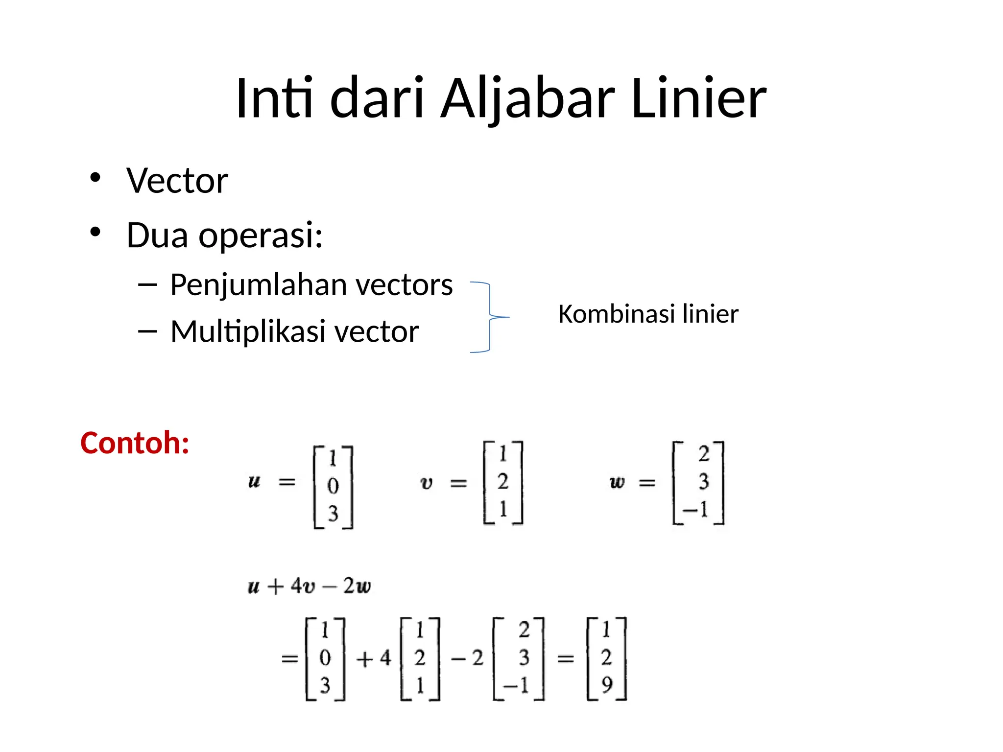 Introduction to vectors, position vector, linear algebra. | PPT