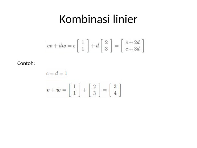 Introduction to vectors, position vector, linear algebra. | PPT