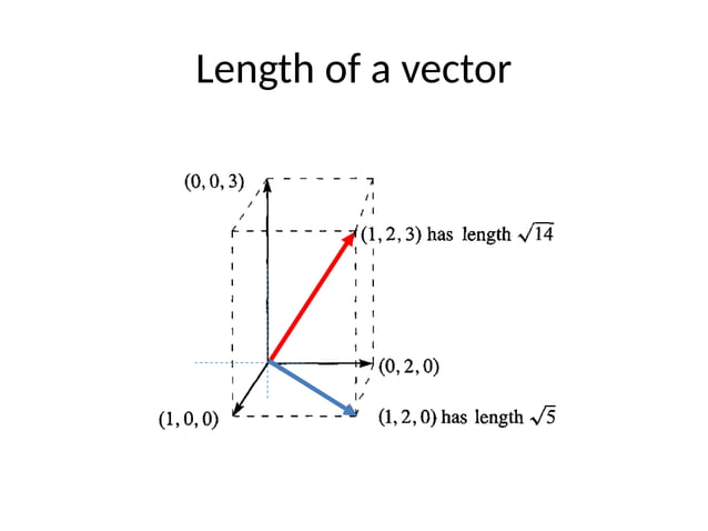 Introduction to vectors, position vector, linear algebra. | PPT