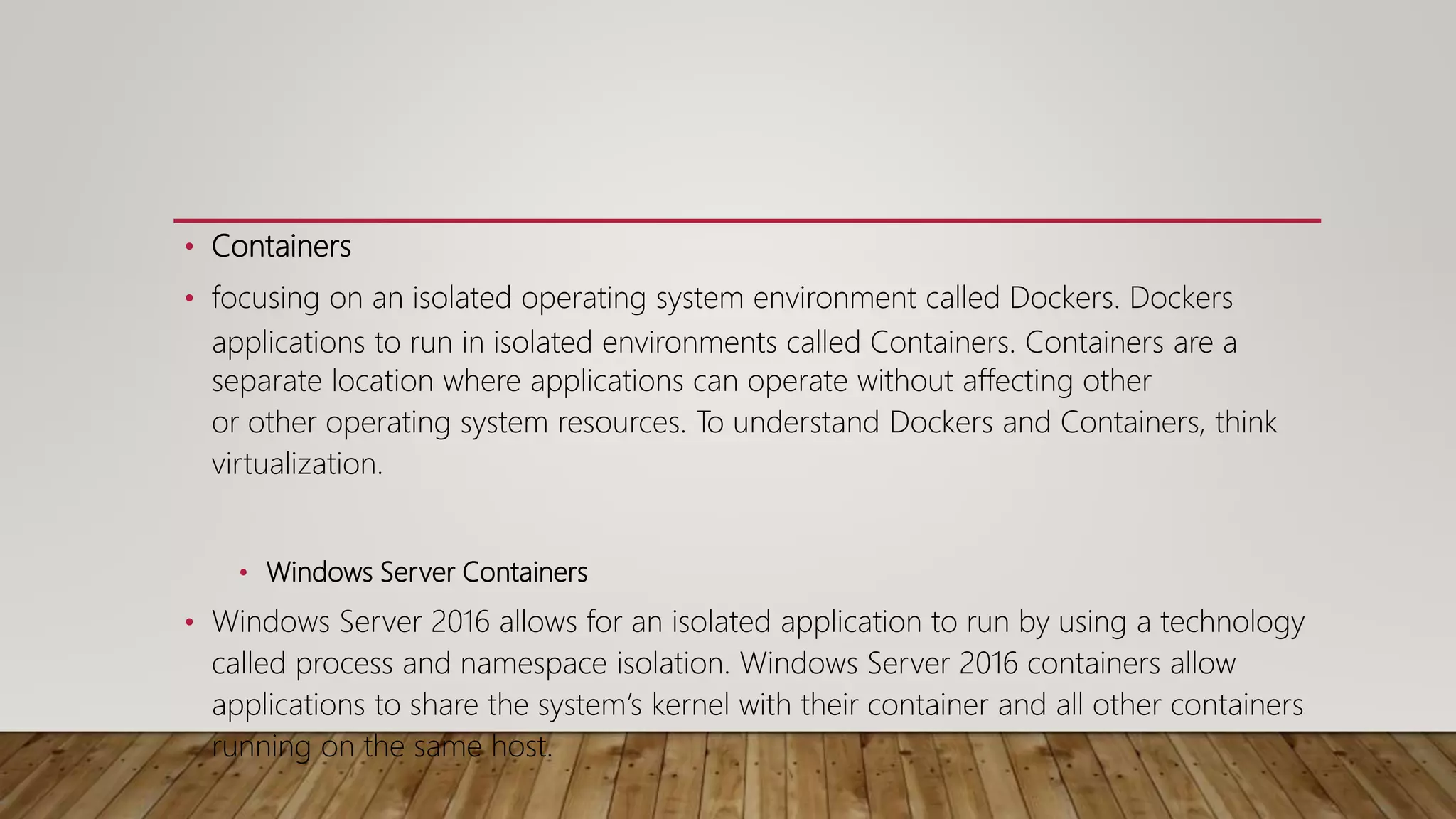 1 introduction to windows server 2016 | PPTX