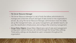 1 introduction to windows server 2016 | PPTX