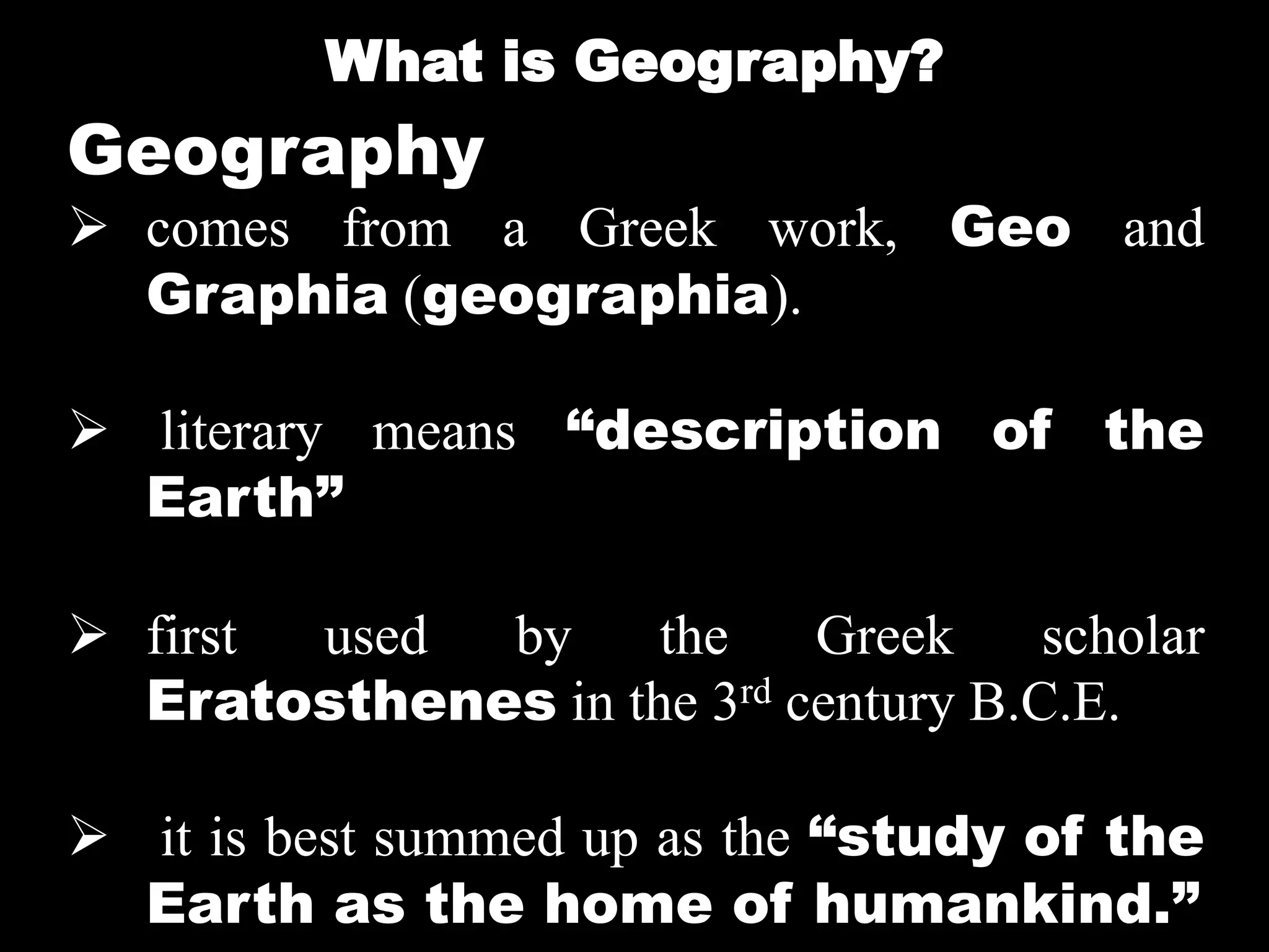 1 introduction to world geography | PPTX