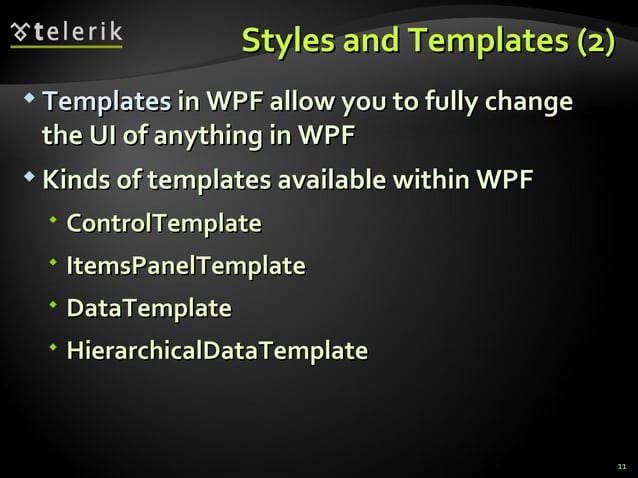 Introduction To Xaml And Wpf