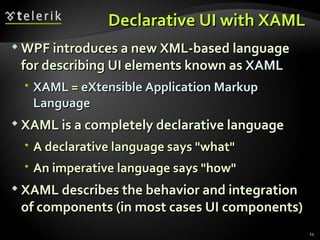 Introduction to XAML and WPF | PPT
