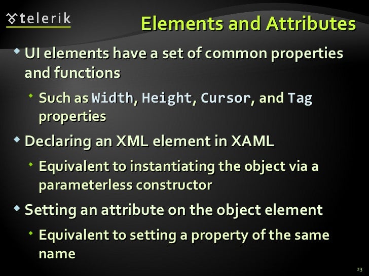 Introduction to XAML and WPF