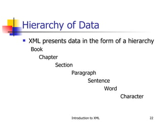 1 introduction to xml | PPT