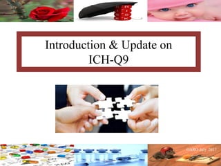 Introduction & Update on ICH-Q9 | PDF