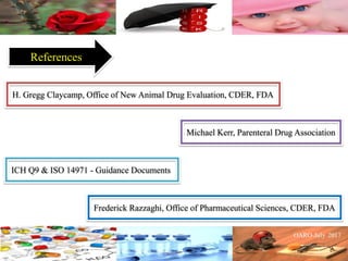Introduction & Update on ICH-Q9 | PDF