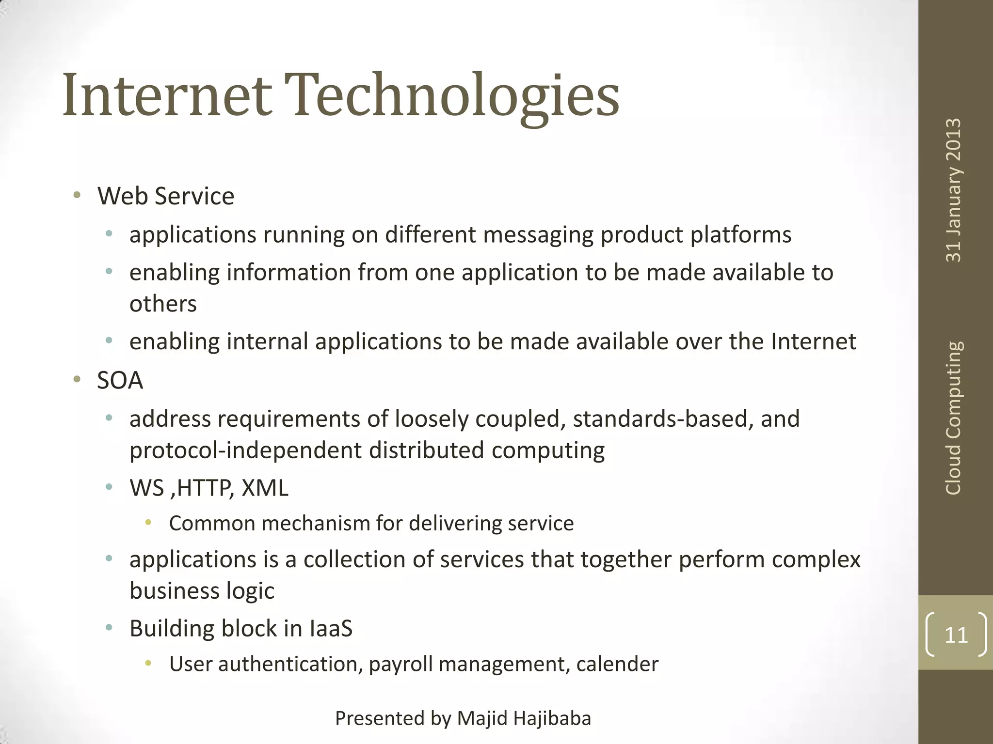 cloud computing, Principle and Paradigms: 1 introdution | PPTX
