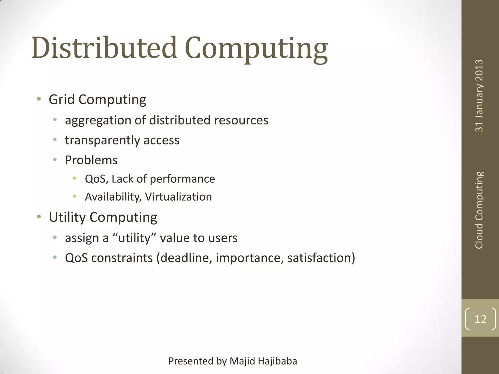 cloud computing, Principle and Paradigms: 1 introdution | PPTX