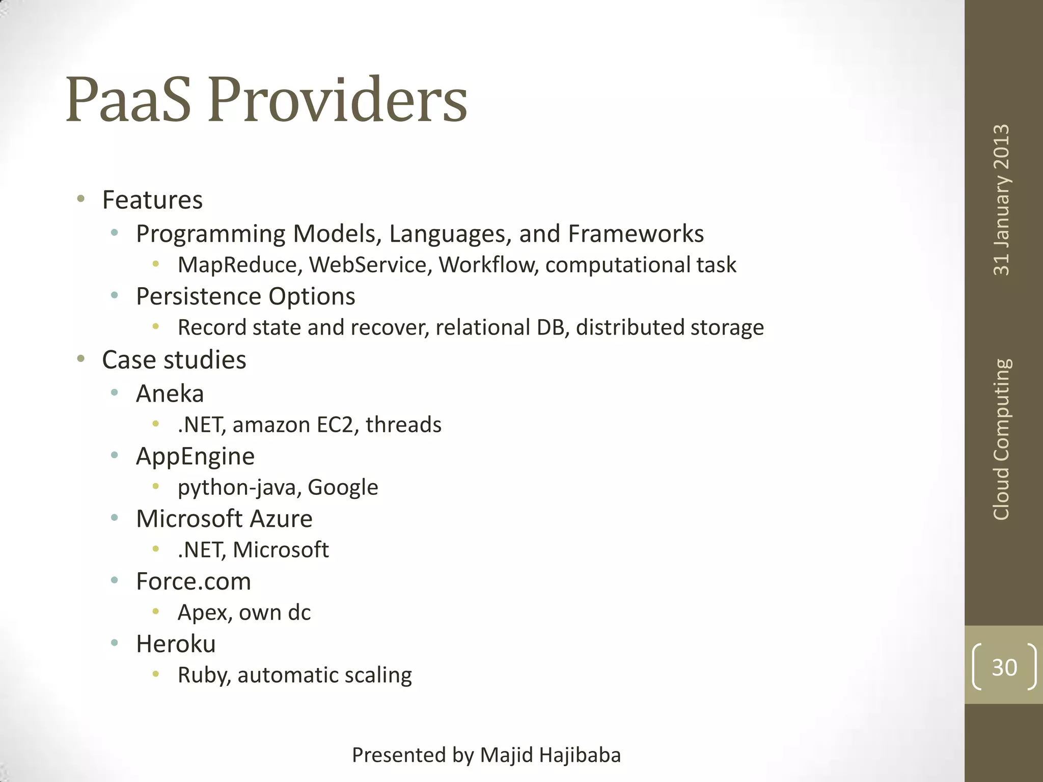 cloud computing, Principle and Paradigms: 1 introdution | PPTX