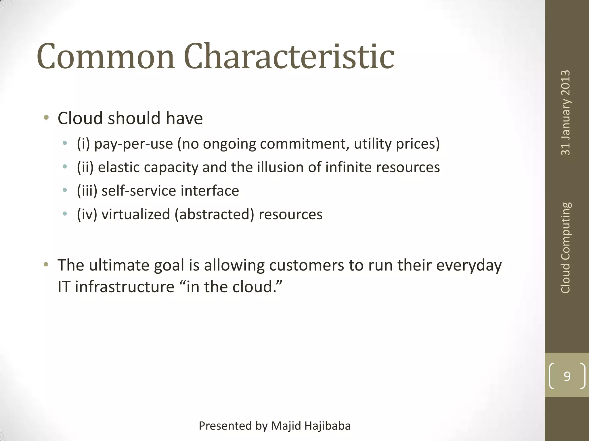 cloud computing, Principle and Paradigms: 1 introdution | PPTX