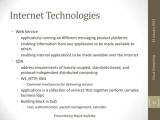 cloud computing, Principle and Paradigms: 1 introdution | PPTX