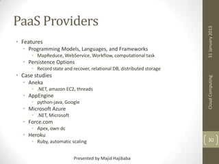 cloud computing, Principle and Paradigms: 1 introdution | PPTX