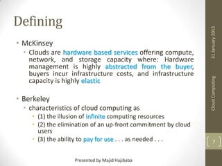 cloud computing, Principle and Paradigms: 1 introdution | PPTX