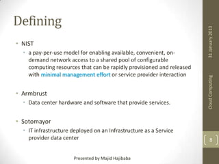 cloud computing, Principle and Paradigms: 1 introdution | PPTX