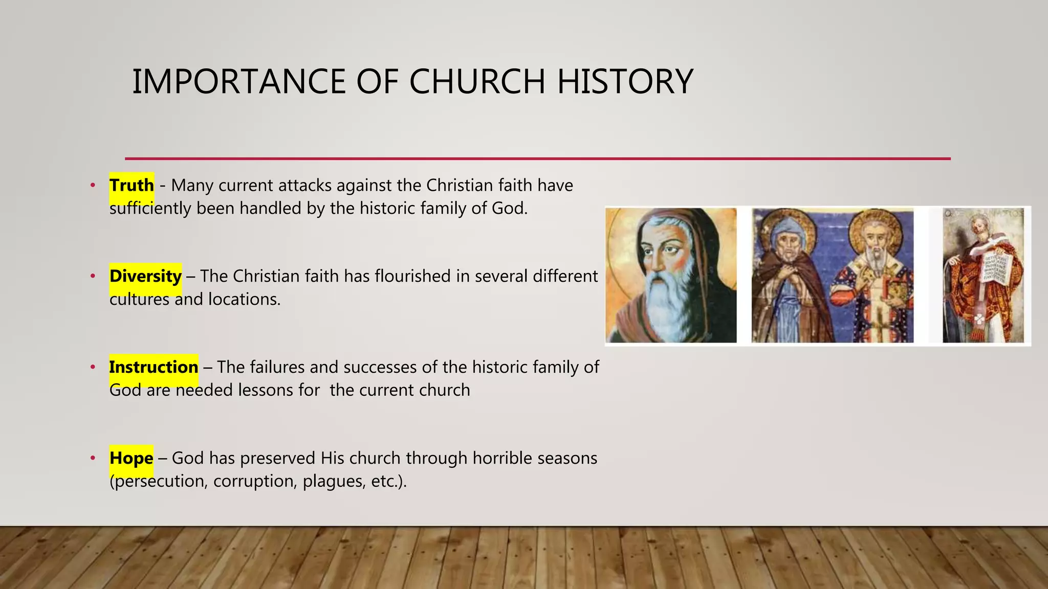 Intro to Church History | PPTX