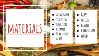 COOKERY MATERIALS.pptx