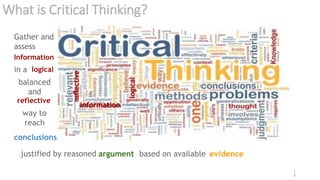 Introduction Critical Thinking Problem Solving | PDF