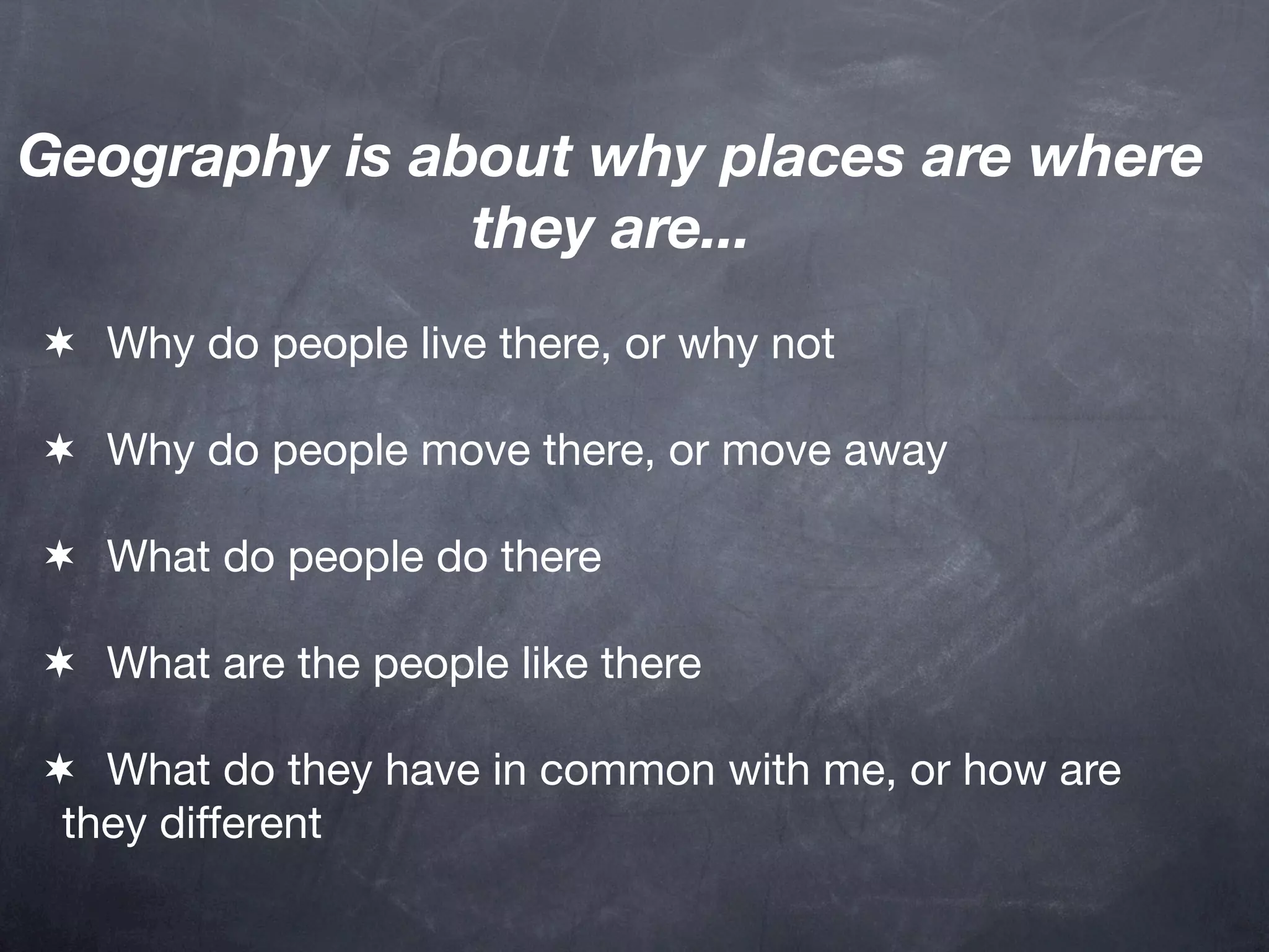 #1 Introduction to Cultural (Human) Geography 1 | PPT