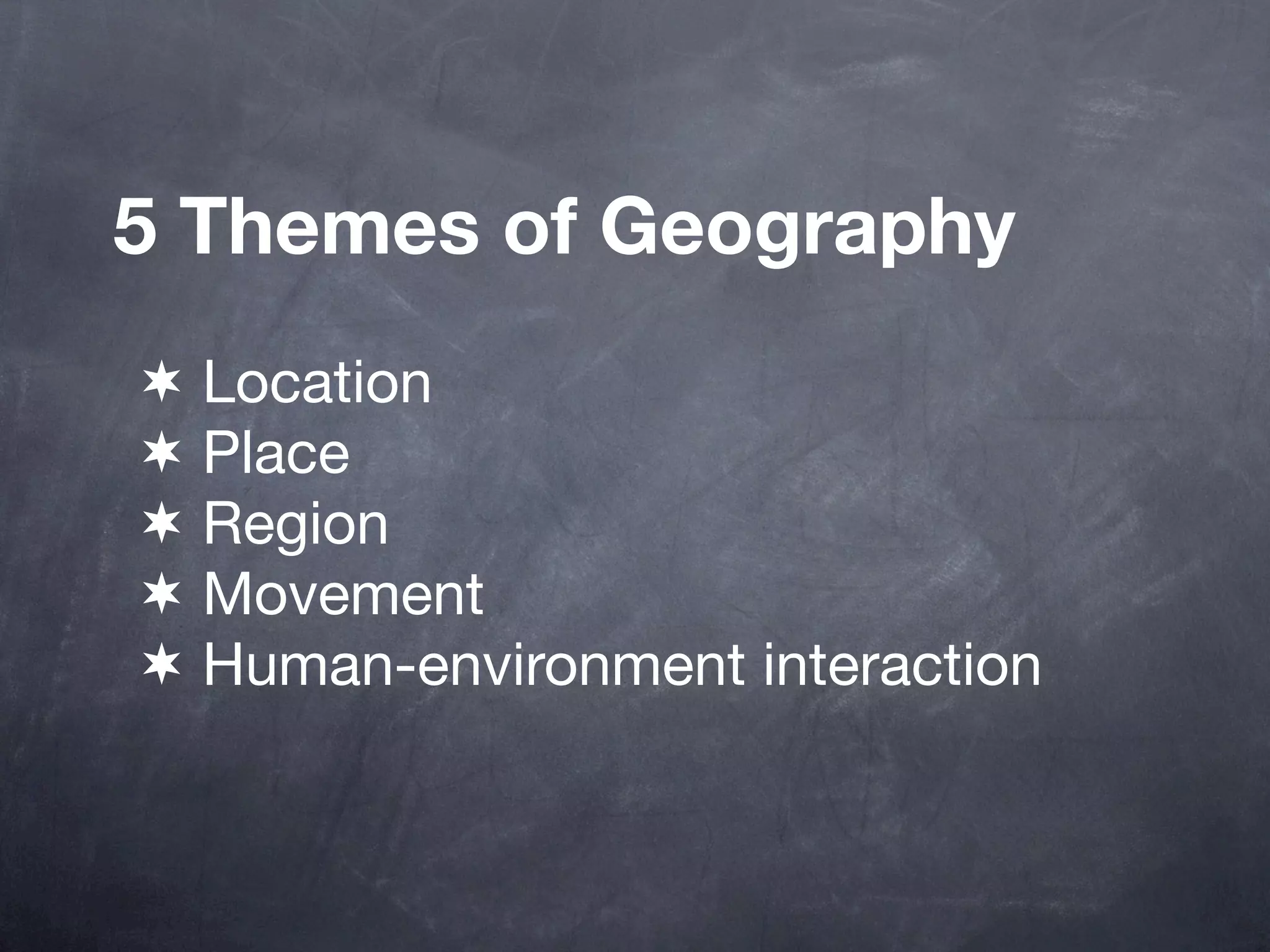 #1 Introduction to Cultural (Human) Geography 1 | PPT