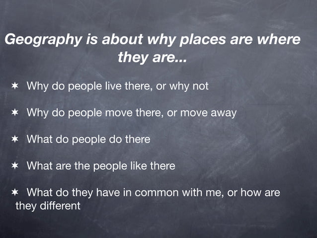#1 Introduction to Cultural (Human) Geography 1 | PPT