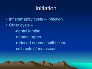 1 intro to cyst, classification & pathophysiology | PPT