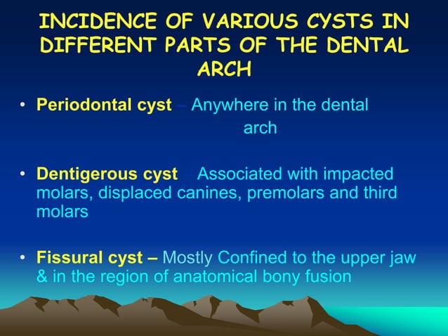 1 intro to cyst, classification & pathophysiology | PPT