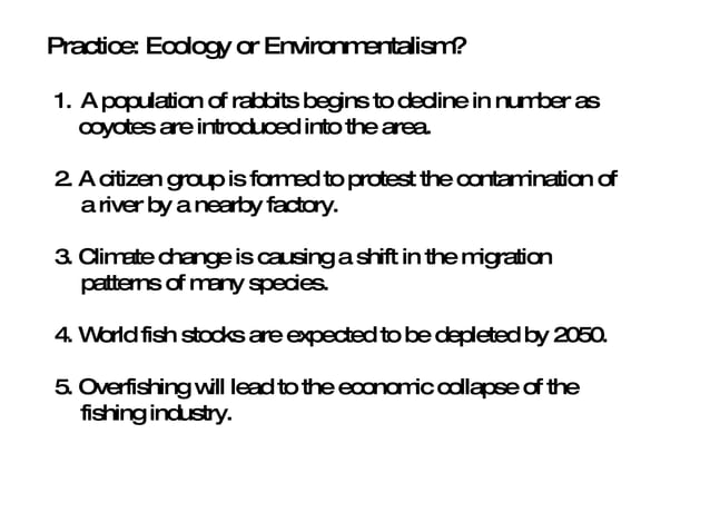 Intro To Ecology And Biomes | PPT | Free Download