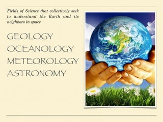 ESS 1 - introduction to earth sic | PDF | Geography | Science