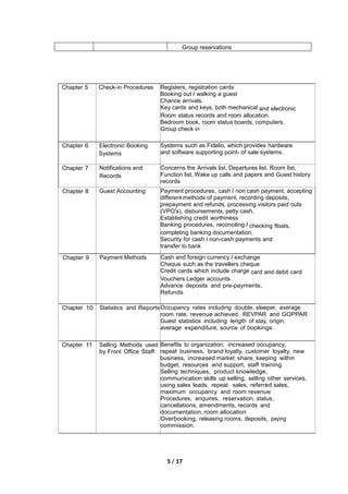 1 intro to hosptality and tourism | PDF