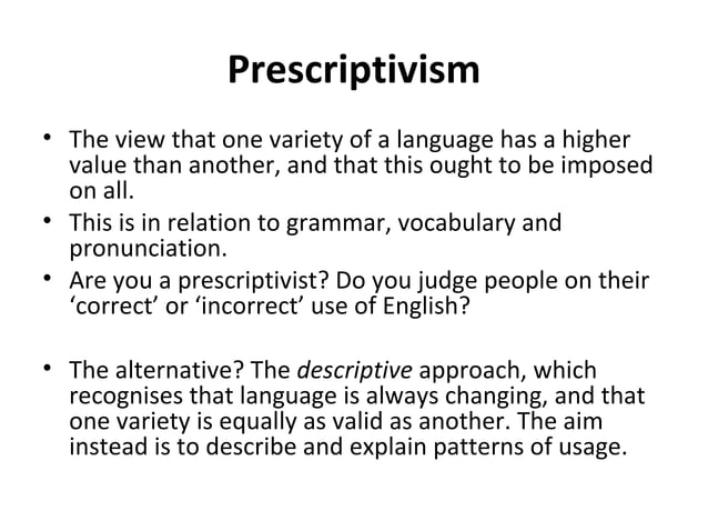 Intro to sociolect | PPT