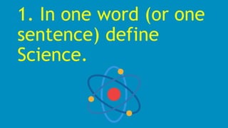 1 - Introduction to Science Technology Society | PPTX