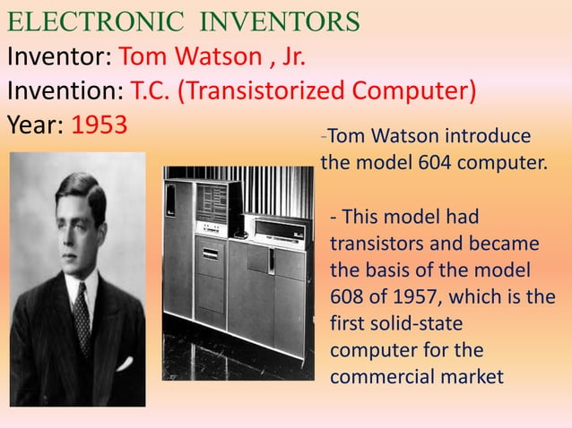 #1 inventors & inventions-grade 3- 1 | PPTX | Computing | Technology ...