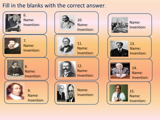 #1 inventors & inventions-grade 3- 1 | PPTX | Computing | Technology ...