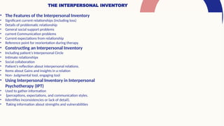 Interpersonal Psychotherapy, clinical psychology | PPT