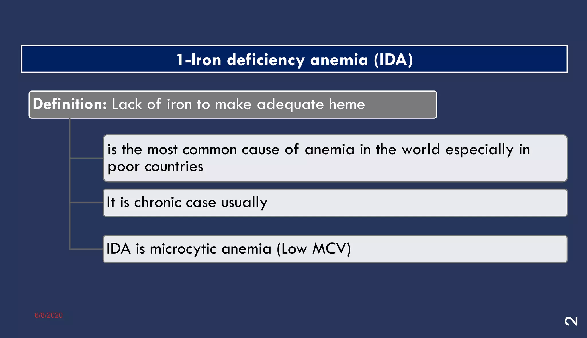 1 iron deficiency anemia (ida) | PDF