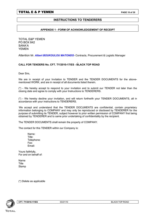 1 Itt Document 2010 017 | PDF