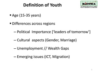 John Omiti - Youth and agriculture ppt wageningen-nov 2012 | PPTX