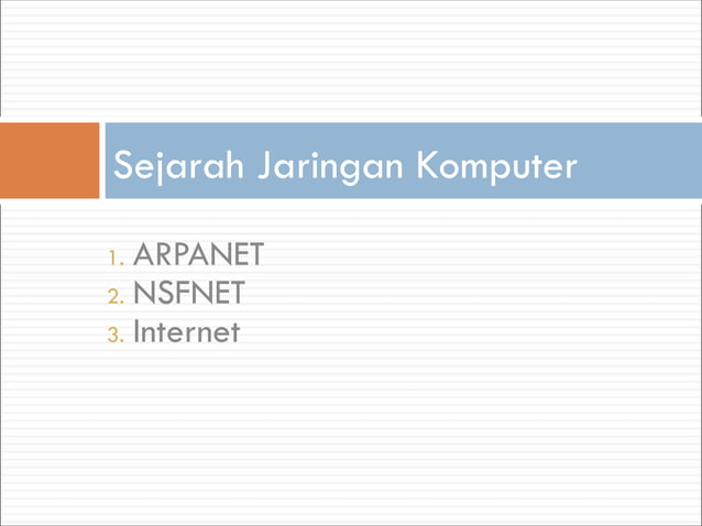 materi tentang pengenalan jaringan komputer | PPT