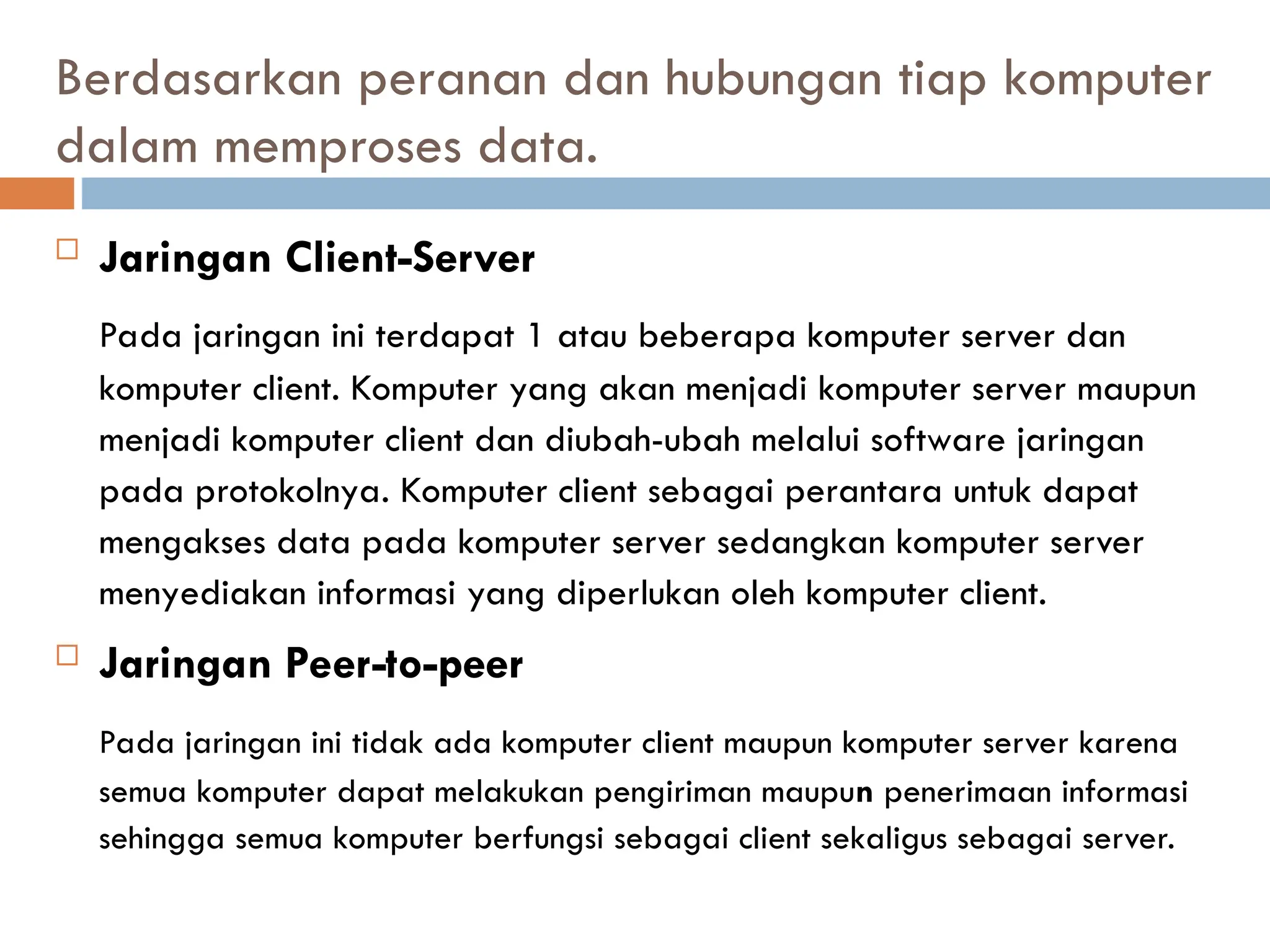 Jaringan Komputer kelas 8 pelajaran informatika .ppt