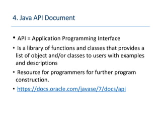 1 java fundamental KSHRD | PPTX | Programming Languages | Computing