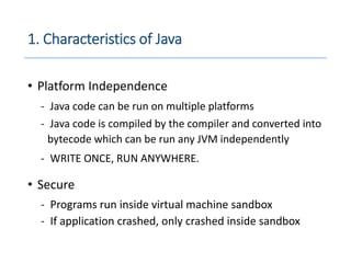 1 java fundamental KSHRD | PPTX | Programming Languages | Computing