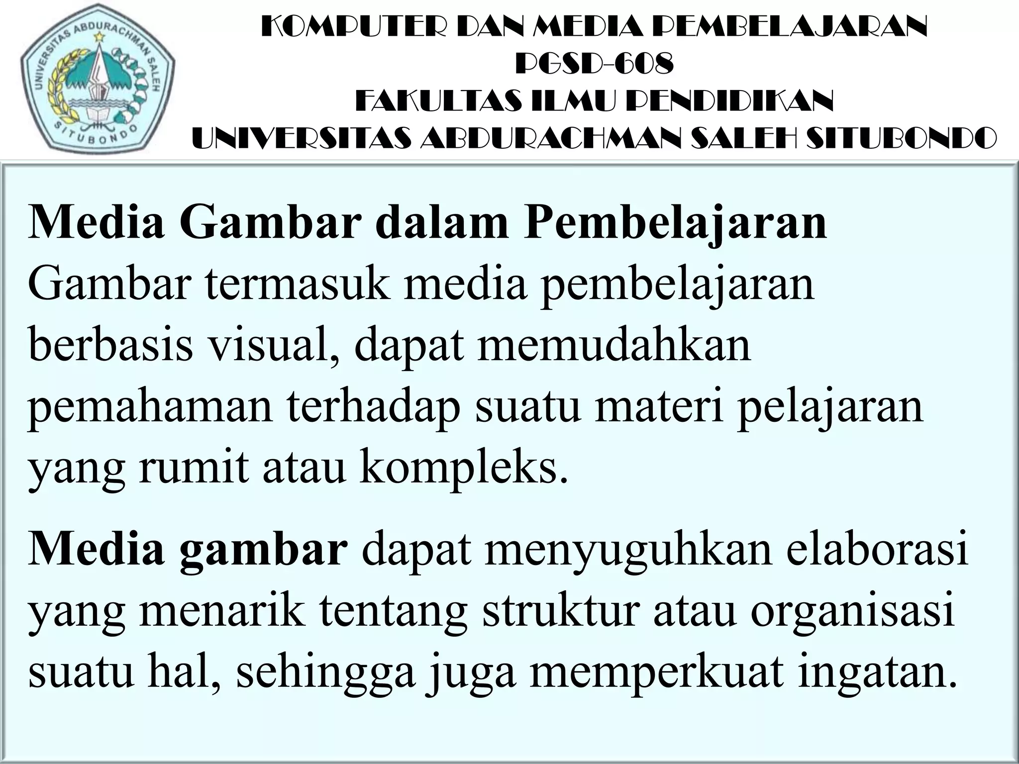 1. jenis media gambar | PPTX