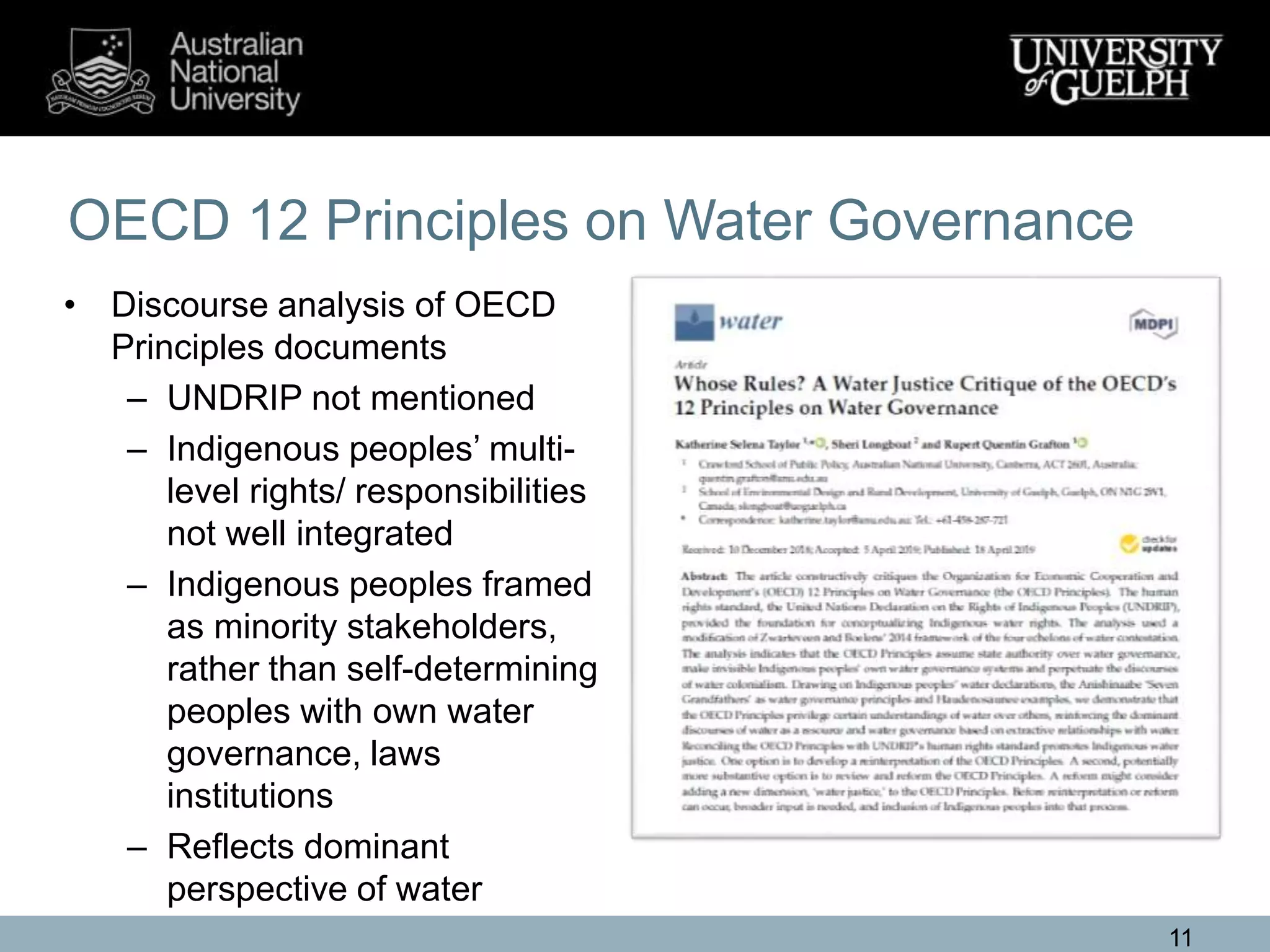 Whose Rules? A Water Justice Critique of the OECD’s 12 Principles on ...