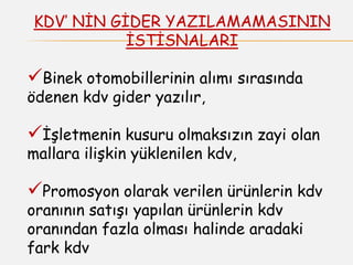 1 kdv genel hükümler | PPT