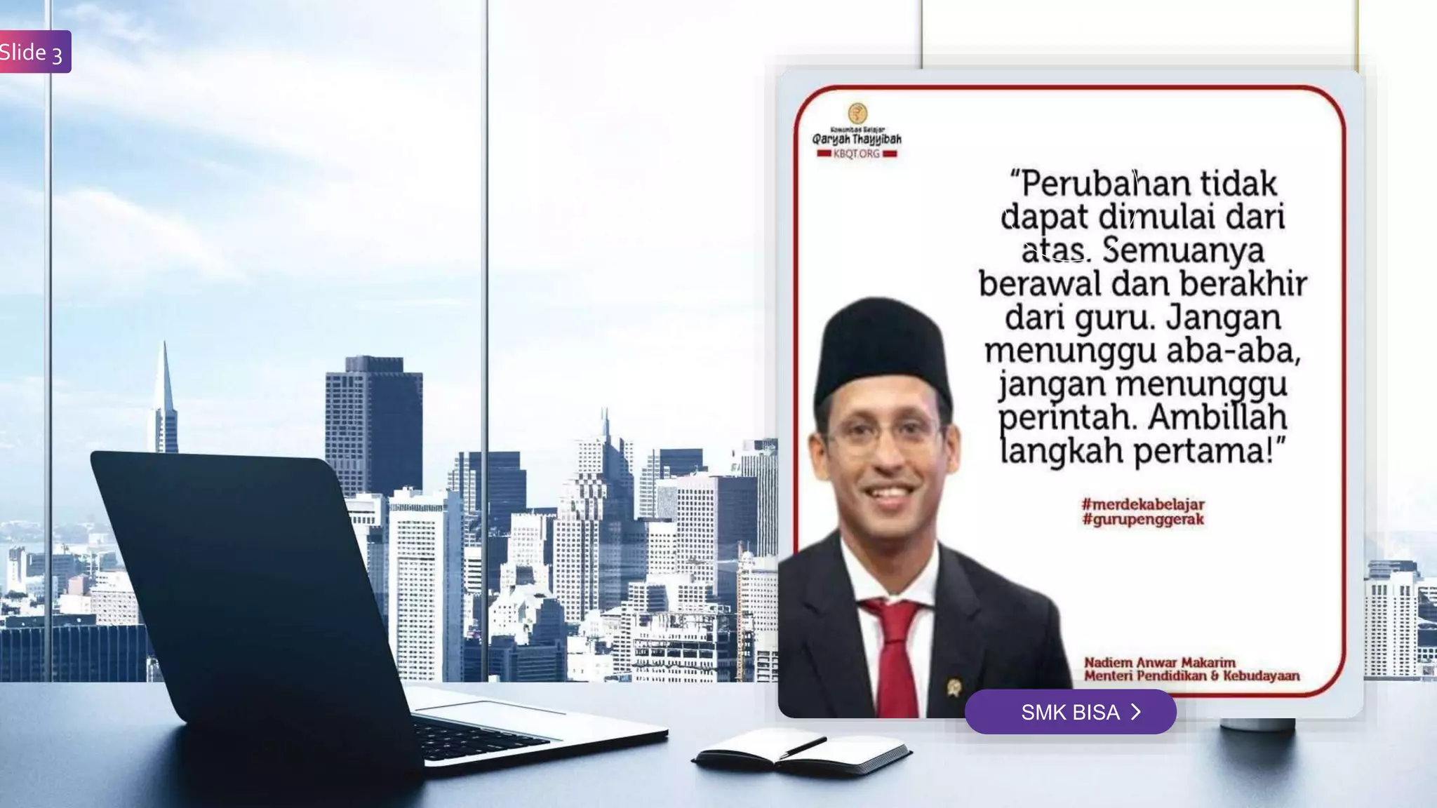 Kebijakan mendikbud Nadiem Makarim tentang Kebijakan MERDEKA BELAJAR | PPTX