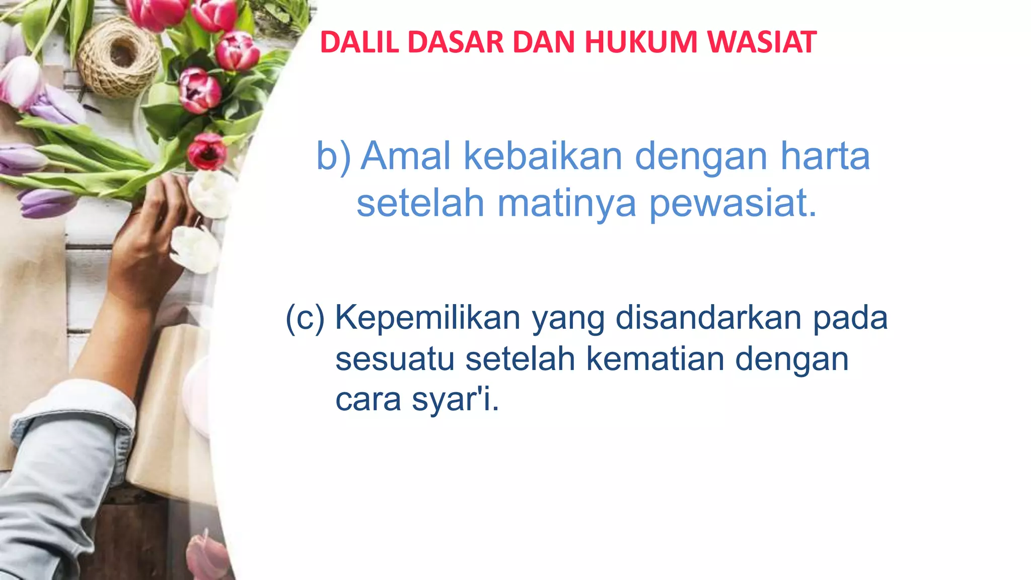 Ketentuan Wasiat | PPTX